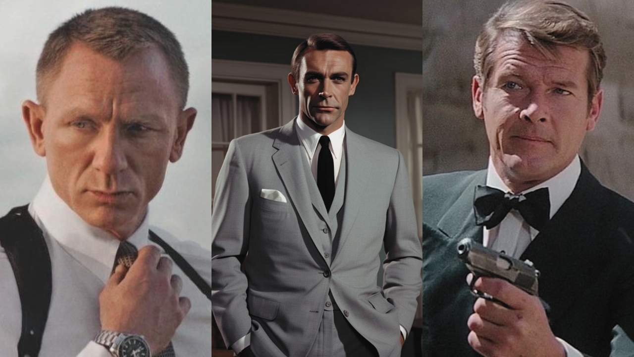 James Bond Actors in Order - From Sean Connery to Daniel Craig ...
